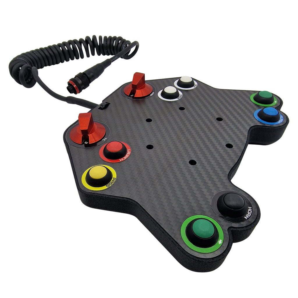 8 Button CANBUS Wired Race Car Steering Wheel Switch Panel – Volantech